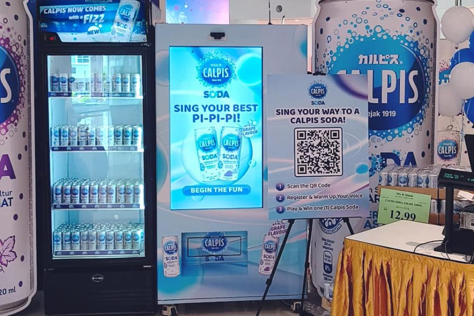 Calpis Singing Vending at OiAM Malaysia